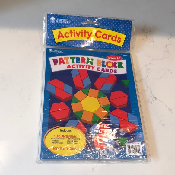 Other | Pattern Block Activity Cards | Poshmark
